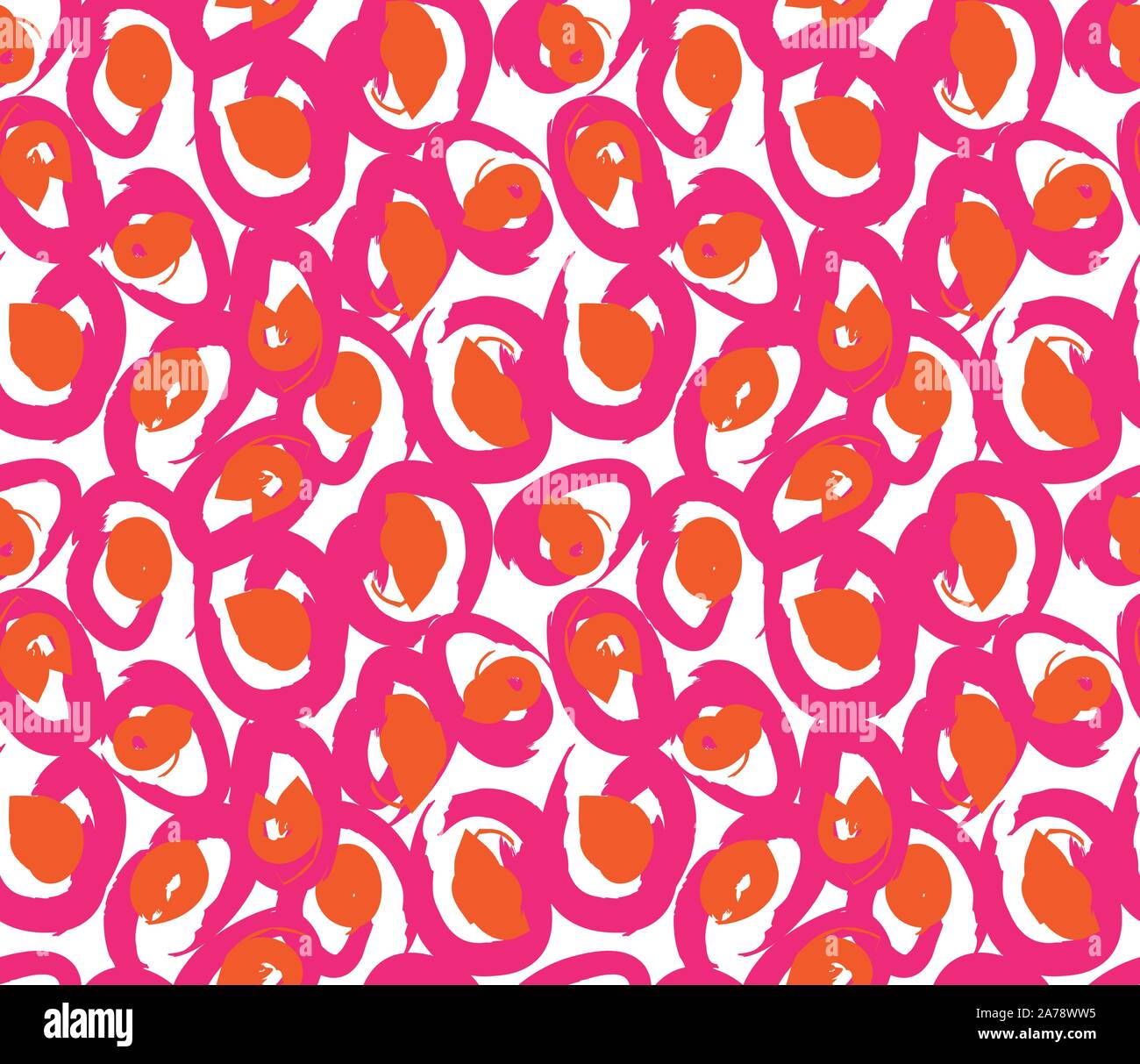 Abstract Colourful Brush Strokes Seamless Pattern in Vector - This is ...