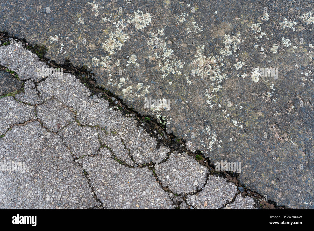 old asphalt pavement Stock Photo - Alamy