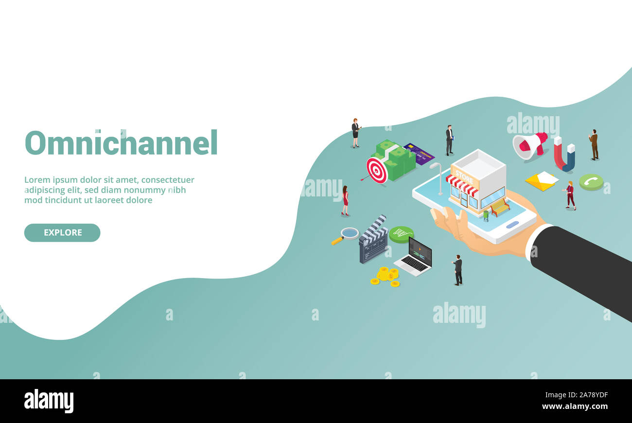 Omni channel banner hi-res stock photography and images - Alamy