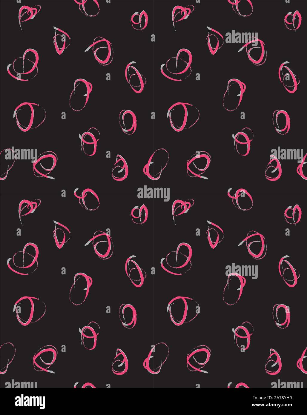 Abstract Colourful Brush Strokes Seamless Pattern in Vector - This is ...