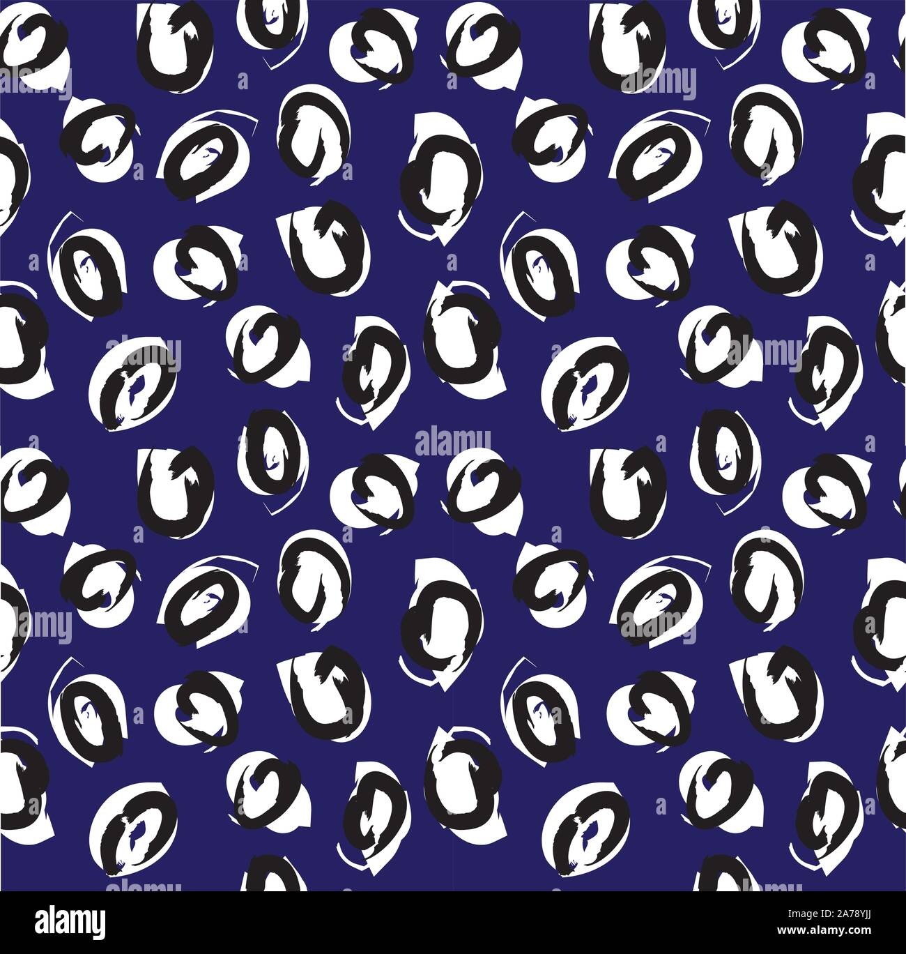 Abstract Colourful Brush Strokes Seamless Pattern in Vector - This is ...