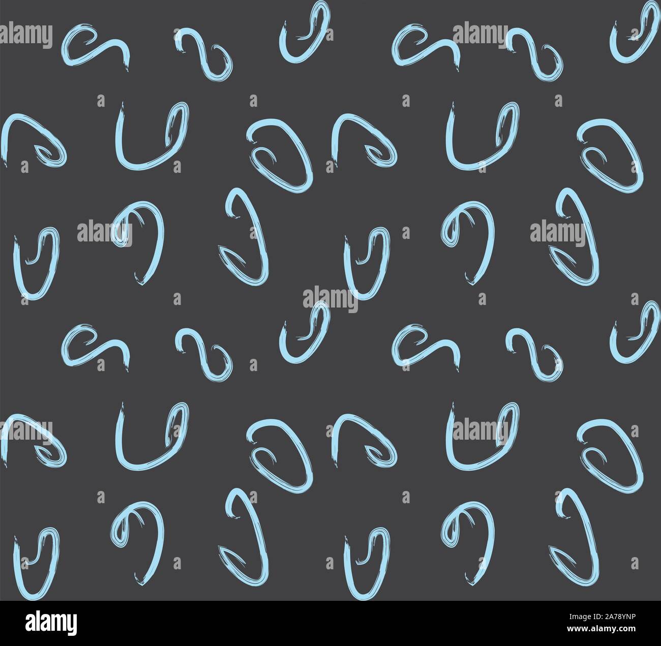Abstract Colourful Brush Strokes Seamless Pattern in Vector - This is ...