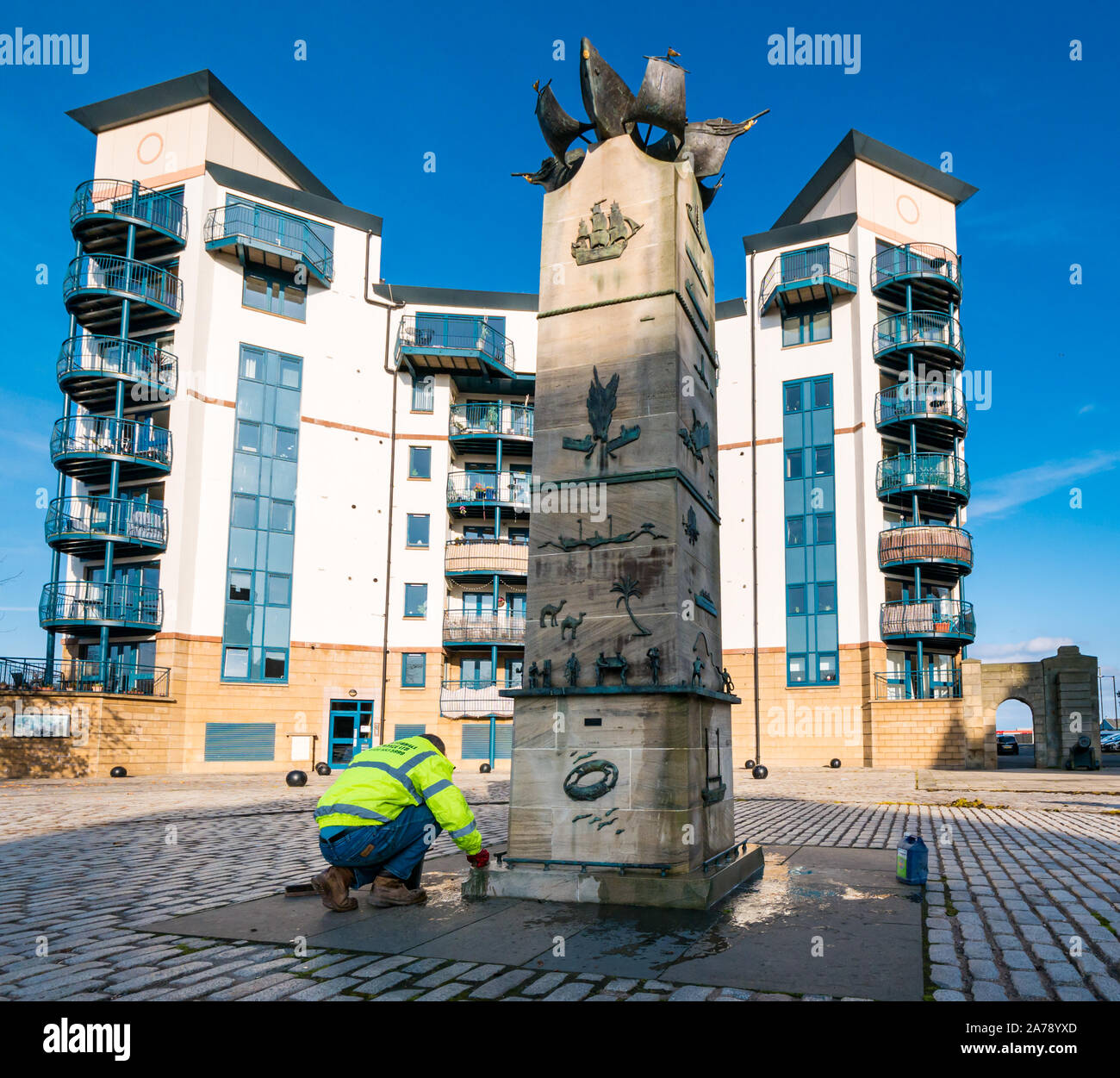 Tower Place, Leith, Edinburgh, Scotland, United Kingdom, 31st October ...