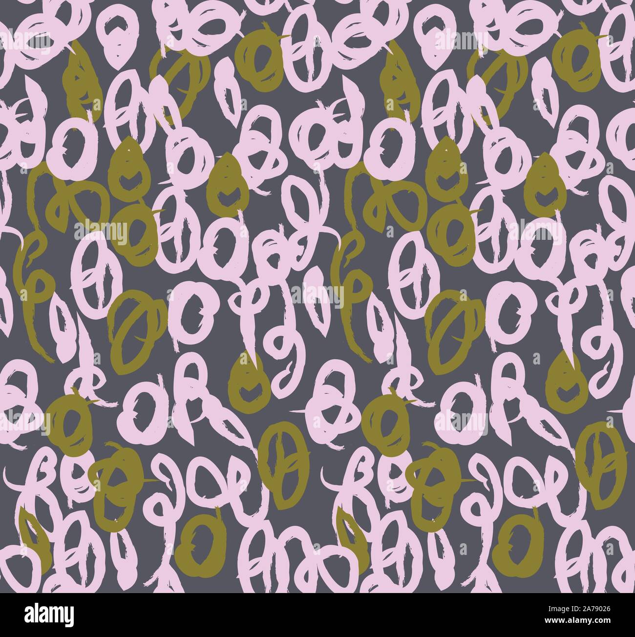 Abstract Colourful Brush Strokes Seamless Pattern in Vector - This is ...