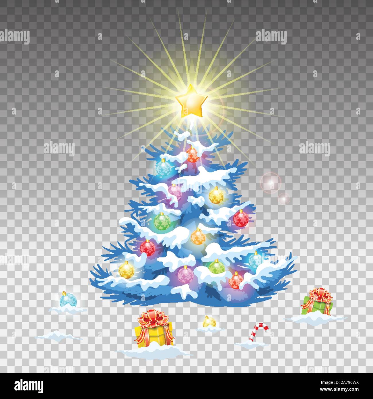 Party christmas card pine Stock Vector Images - Alamy