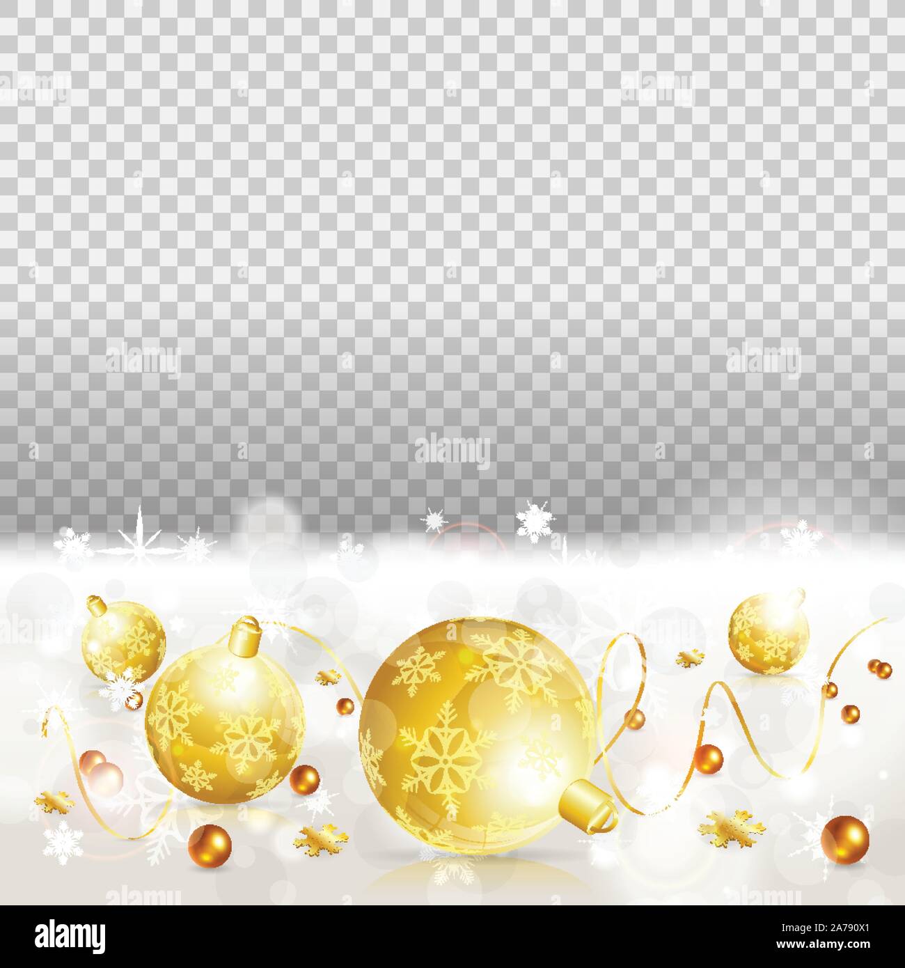 Christmas Frame with Balls Stock Vector Image & Art - Alamy