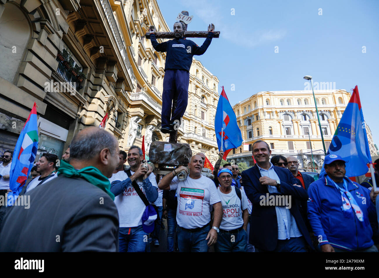 Naples, Campania, Italy. 31st Oct, 2019. Italy, general strike of ...