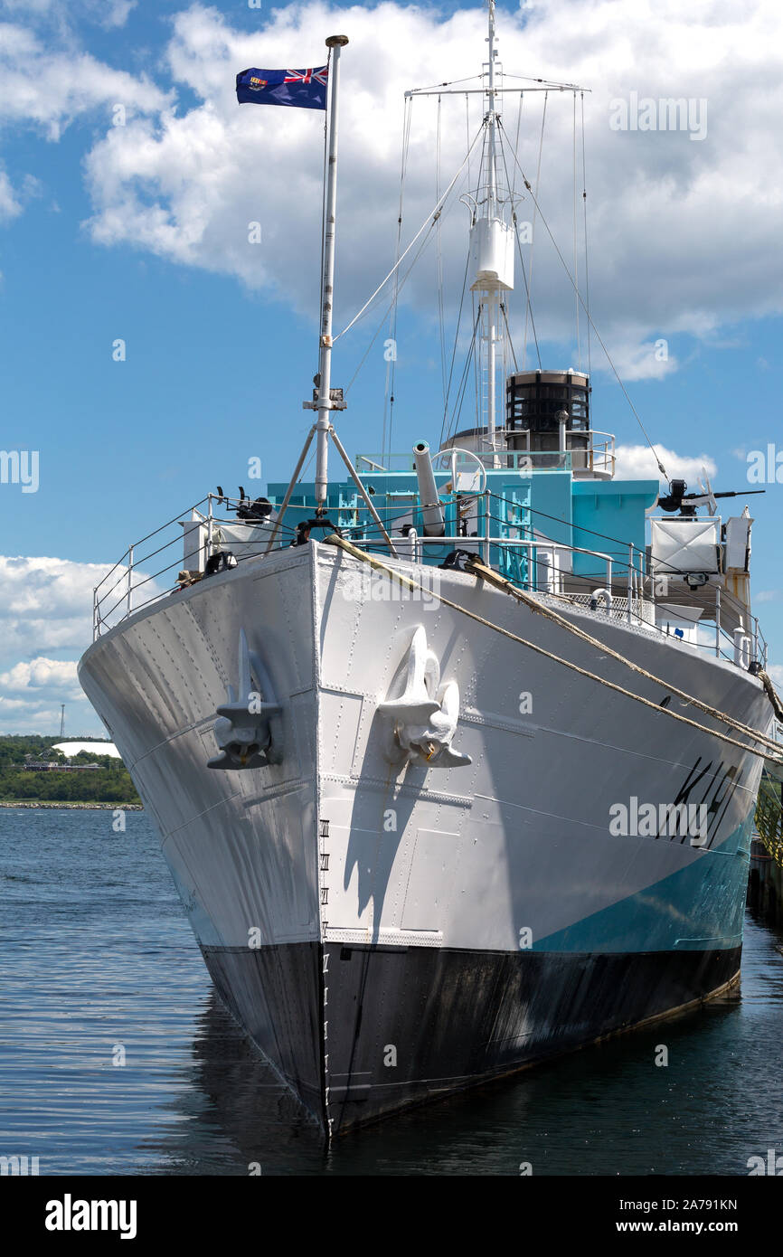Canada, halifax. HMCS Sackville . Last Corvette. Warship Stock Photo ...