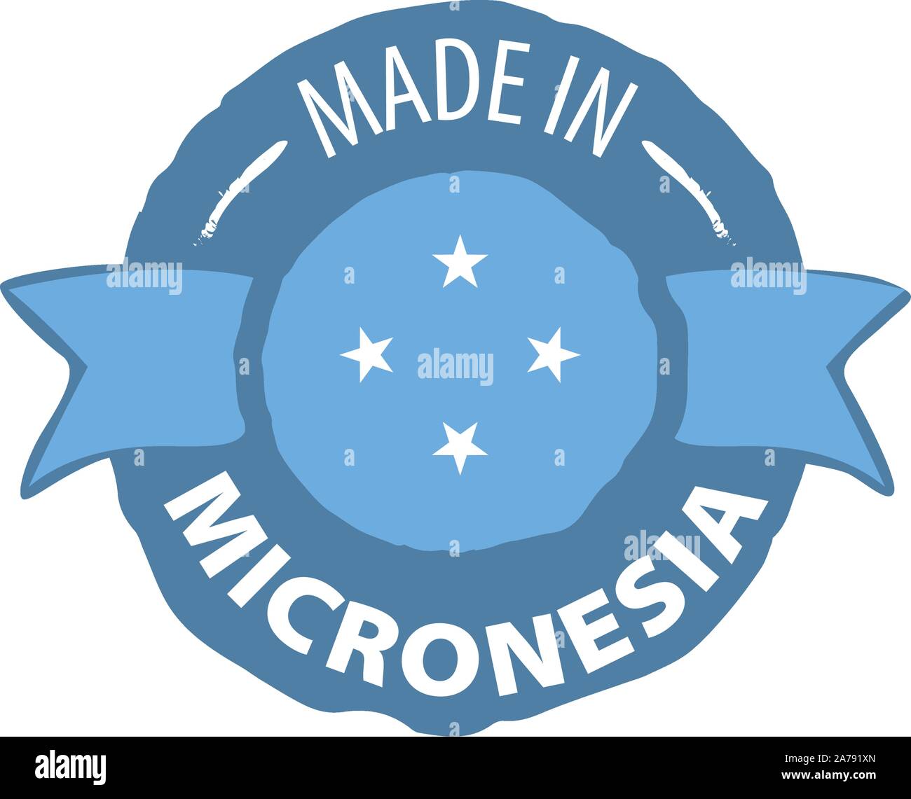Made in micronesia Stock Vector Images - Alamy