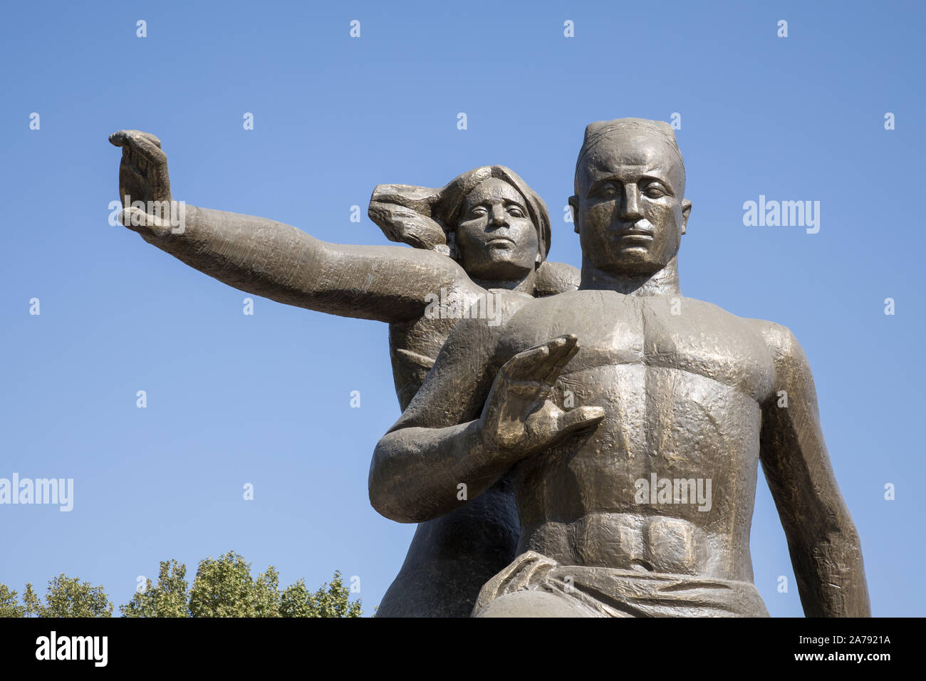 monument of courage remembering the earthquake in tashkent uzbekistan ...