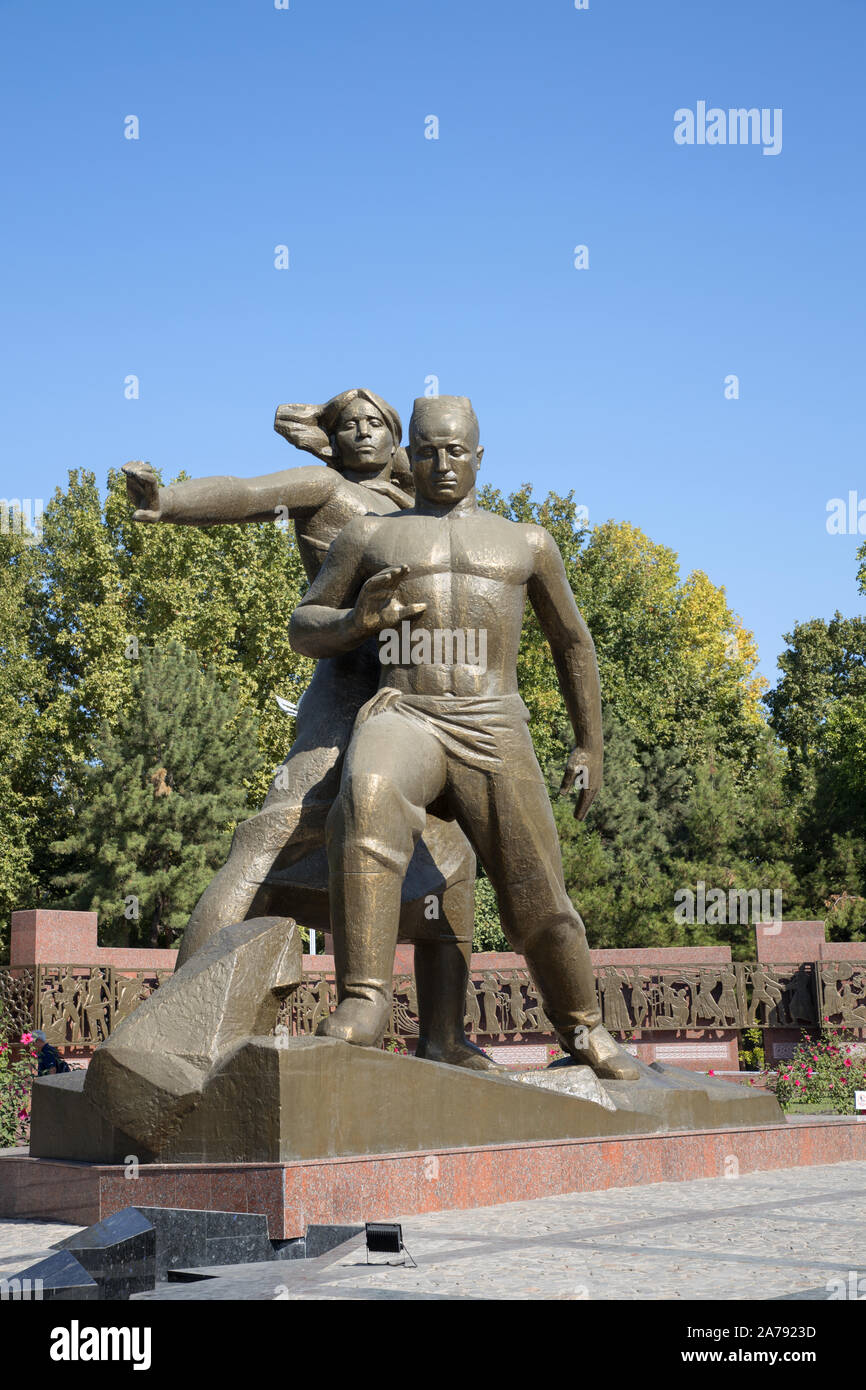 monument of courage remembering the earthquake in tashkent uzbekistan ...