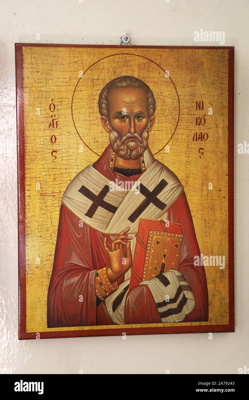 Icon of St Nicholas, Greek Orthodox Church of St George (Church of the ...