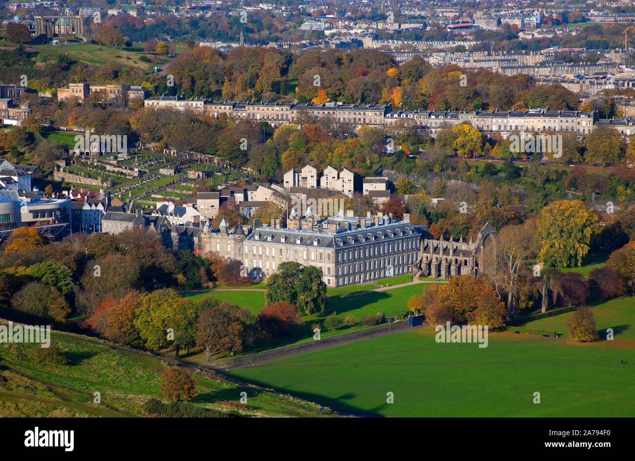 Aerial views of edinburgh hi-res stock photography and images - Alamy