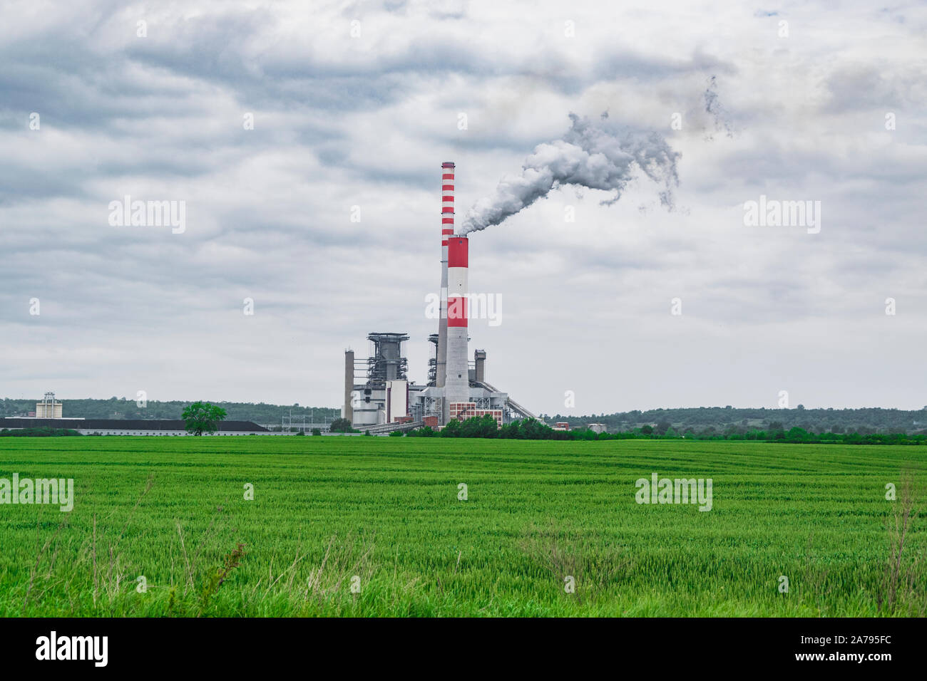 Atmospheric Air Pollution From Industrial emissions Stock Photo - Alamy