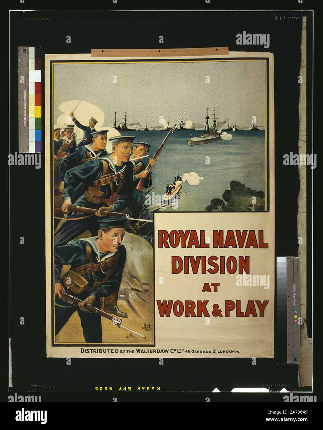 vintage army recruitment poster or propaganda poster for WWI Stock ...