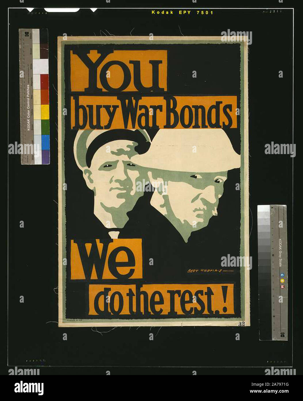 vintage army recruitment poster or propaganda poster for WWI Stock ...