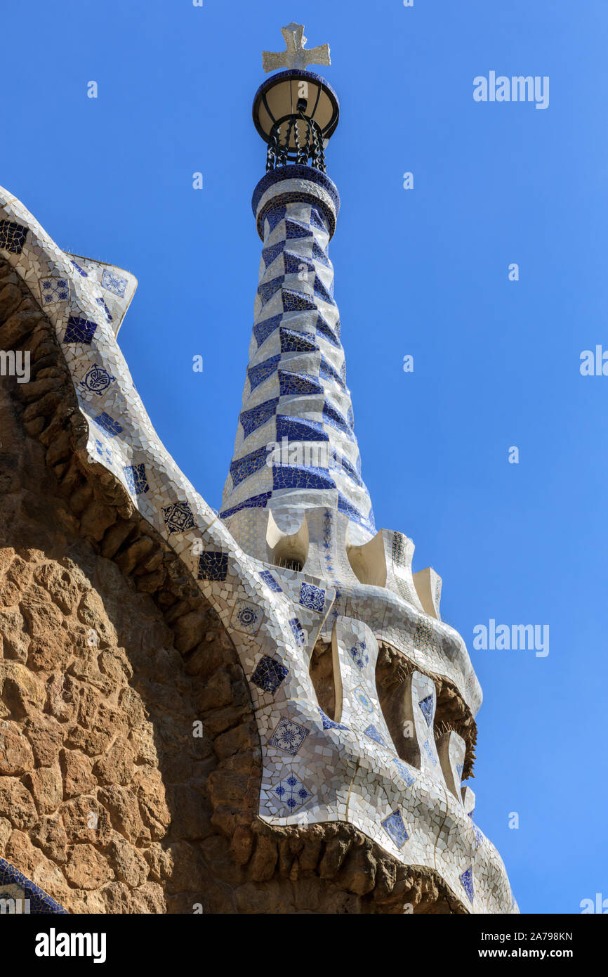 Antoni Gaudi Mosaics Buildings
