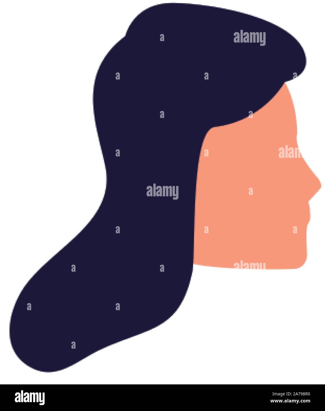 profile of avatar woman face icon Stock Vector Image & Art - Alamy
