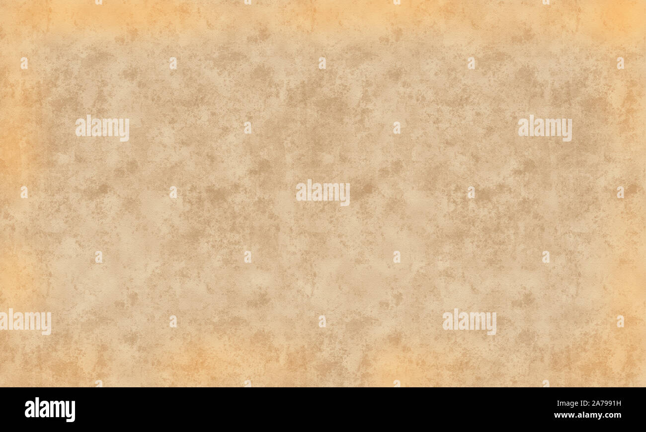 Yellow grunge frame old paper texture background and copy space for ...