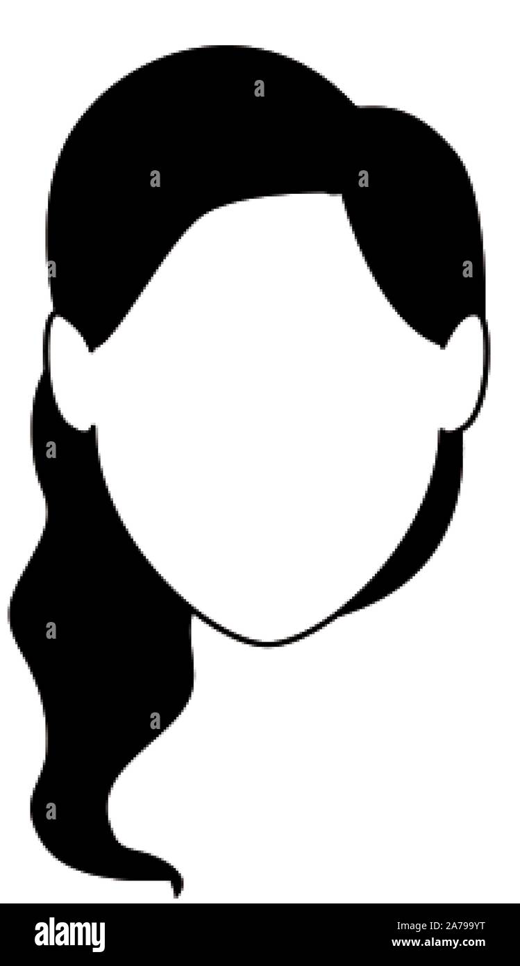 avatar woman face icon, flat design Stock Vector Image & Art - Alamy