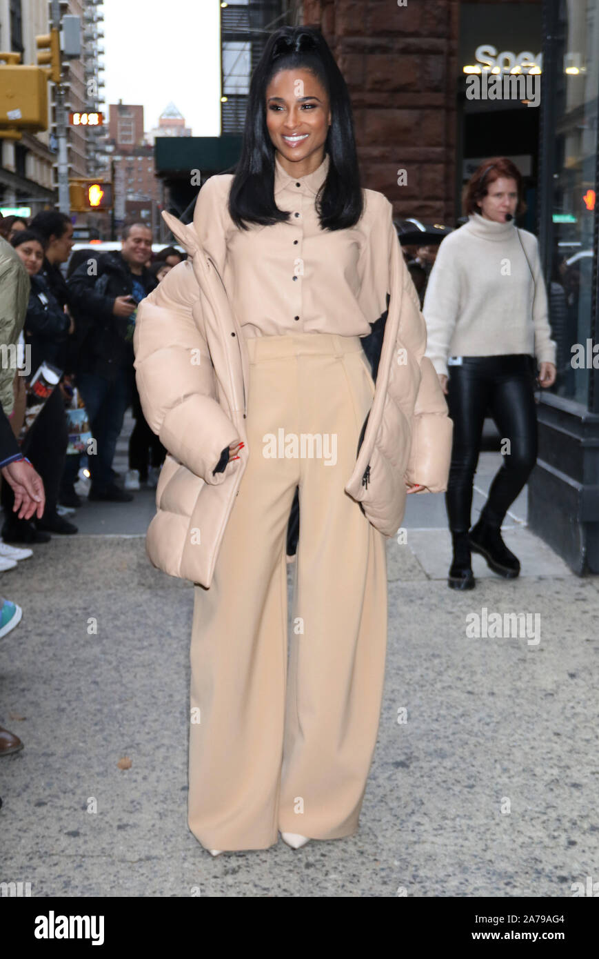 New York, NY, USA. 30th Oct, 2019. Ciara at Build Series promoting the ...