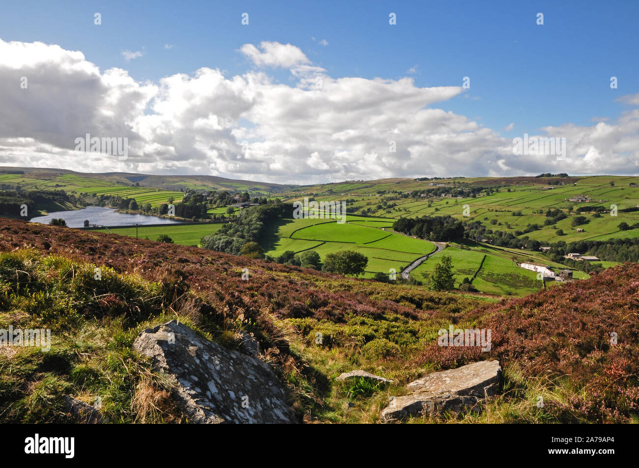 Bronte Country, late Summer, Haworth, Yorkshire Stock Photo - Alamy