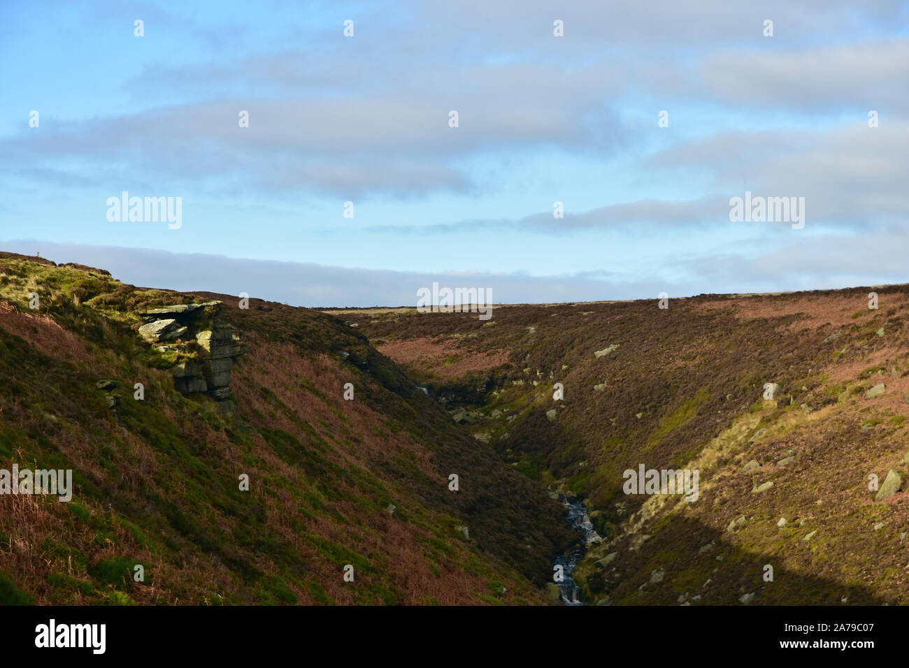 Ponden Kirk and Clough, Bronte Country, Yorkshire Stock Photo - Alamy