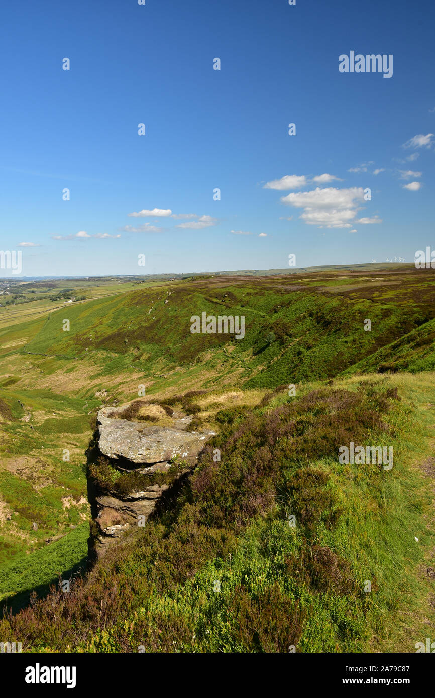 Ponden Kirk and Clough, Bronte Country Stock Photo - Alamy