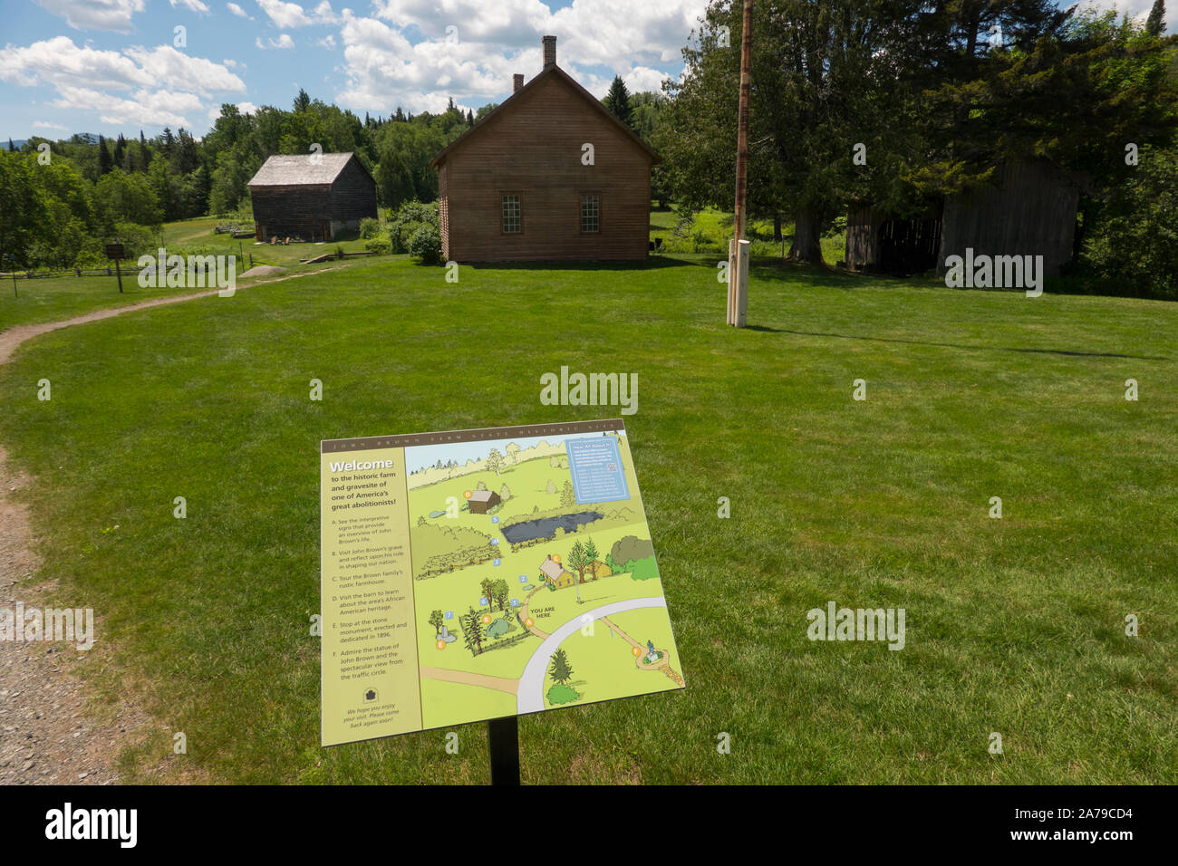 John Brown Farm state historic site North Elba NY Stock Photo - Alamy