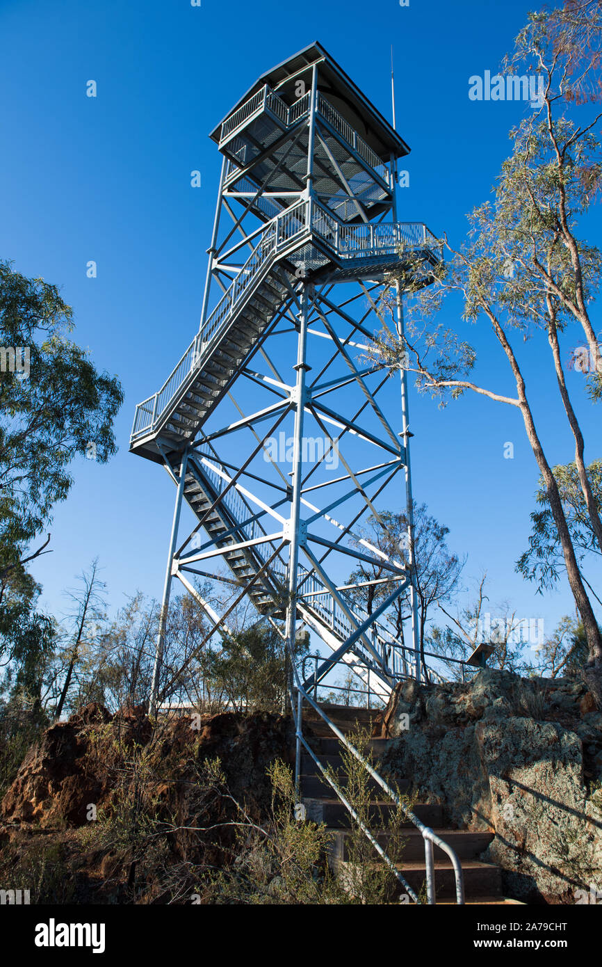 Pilliga Forest Lookout Tower - Pilliga, New South Wales, Australia ...