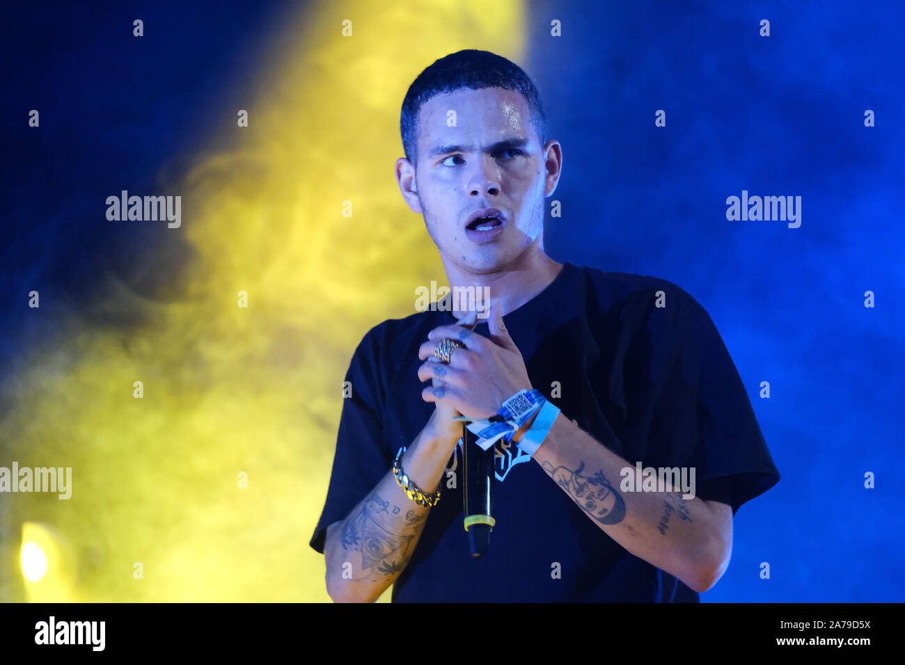 The English rapper Slowthai on the Grand opening for the edition 2019 ...