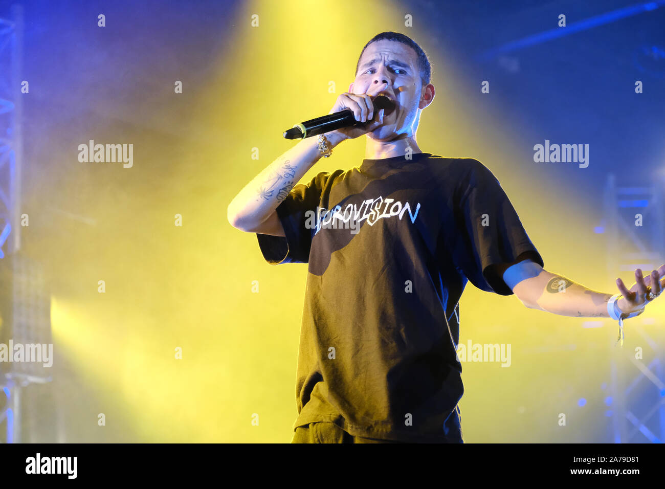 The English rapper Slowthai on the Grand opening for the edition 2019 ...