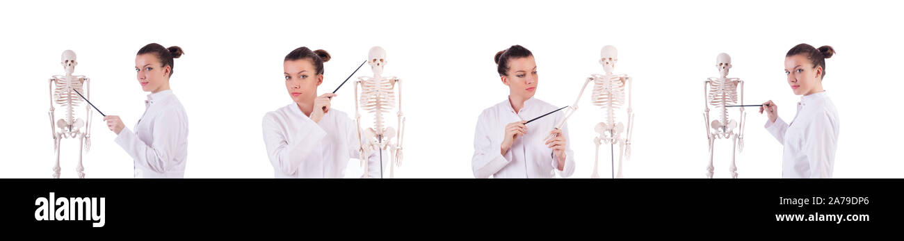 Woman body skeleton on Cut Out Stock Images & Pictures - Alamy