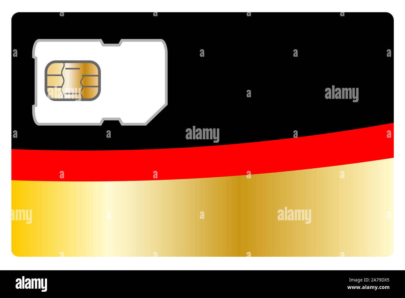 Template Sim card isolated on white background Stock Photo - Alamy