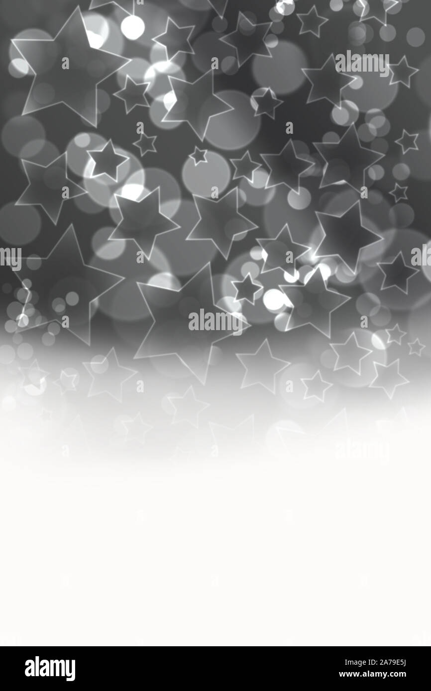 Silver white bokeh background hi-res stock photography and images - Alamy