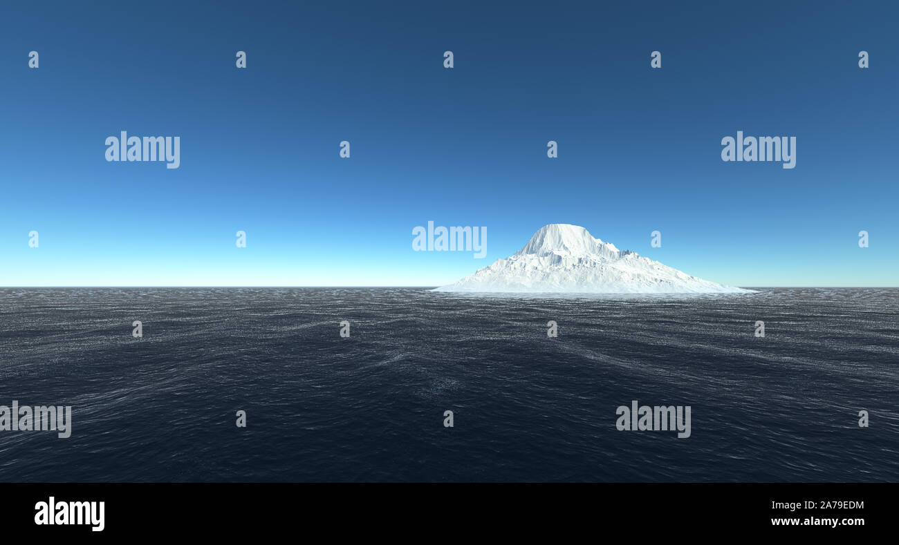 Iceberg extremely detailed and realistic high resolution 3d image Stock ...