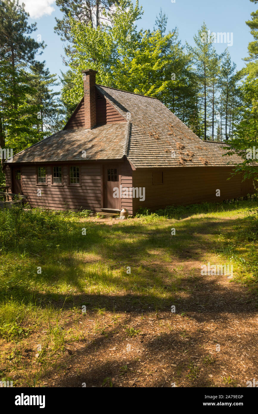 Rockwell Kent studio at Asgaard Farm and Dairy Au Sable Forks NY Stock ...