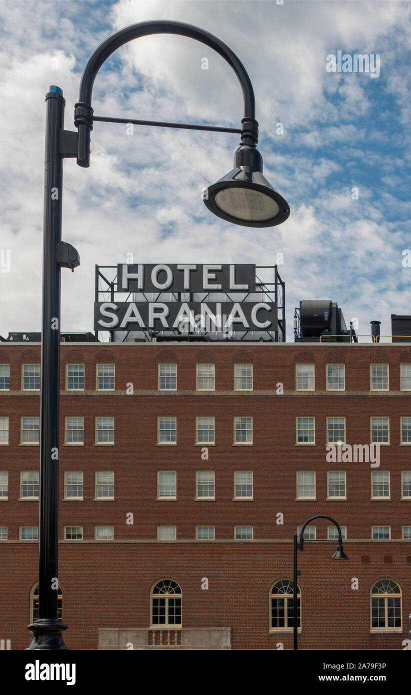 Hotel Saranac in Saranac Lake New York Stock Photo - Alamy