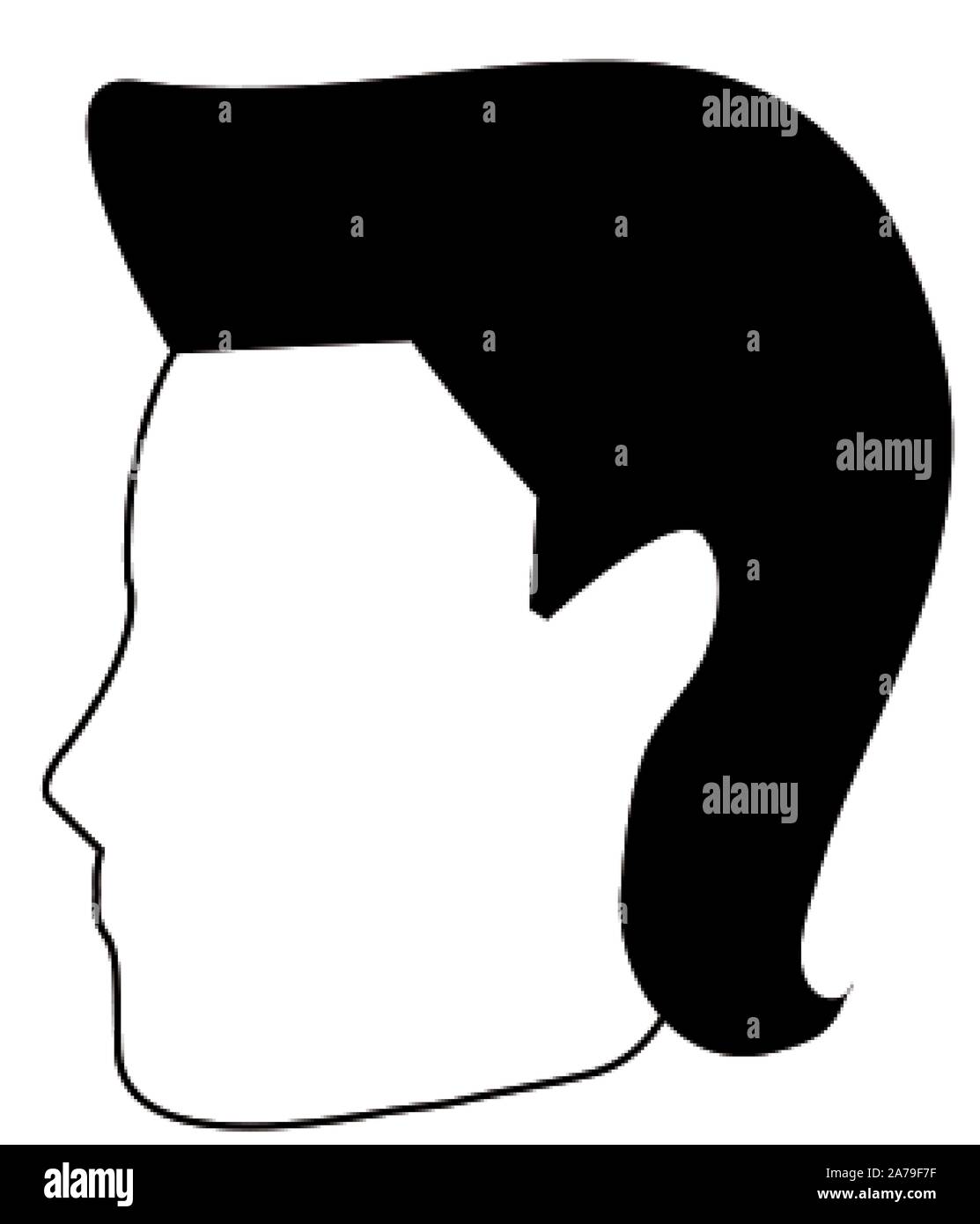 avatar man profile head icon, flat design Stock Vector Image & Art - Alamy