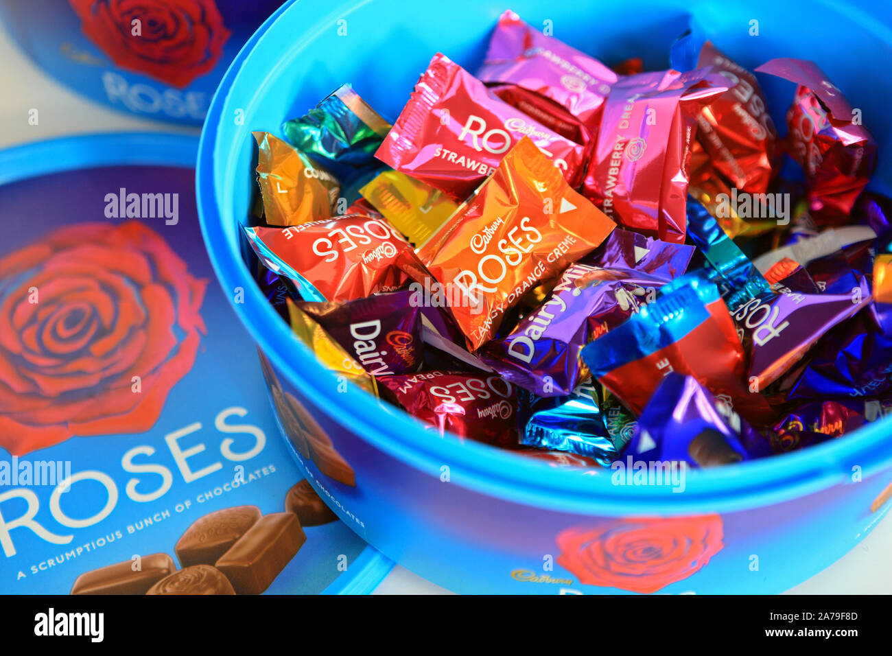 Cadbury roses chocolates hi-res stock photography and images - Alamy