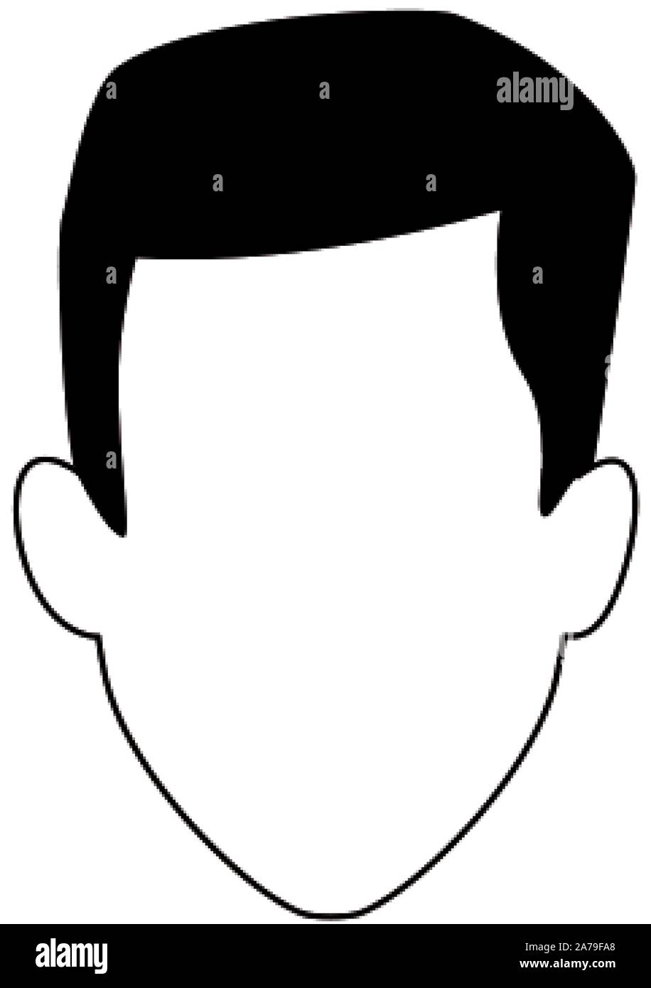 avatar man head icon, flat design Stock Vector Image & Art - Alamy