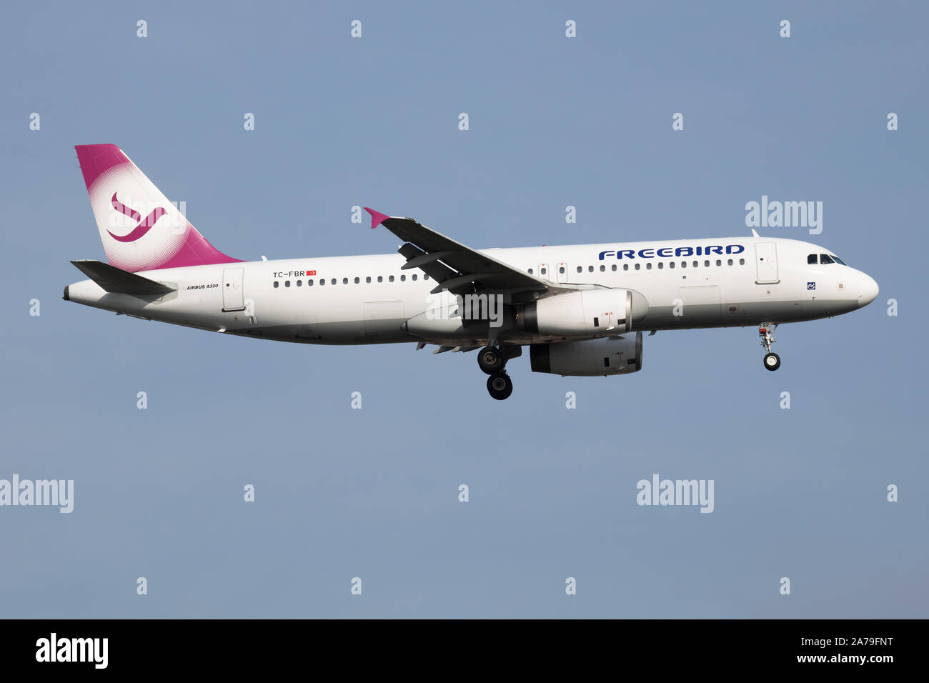 Istanbul / Turkey - March 28, 2019: Freebird Airlines Airbus A320 TC ...