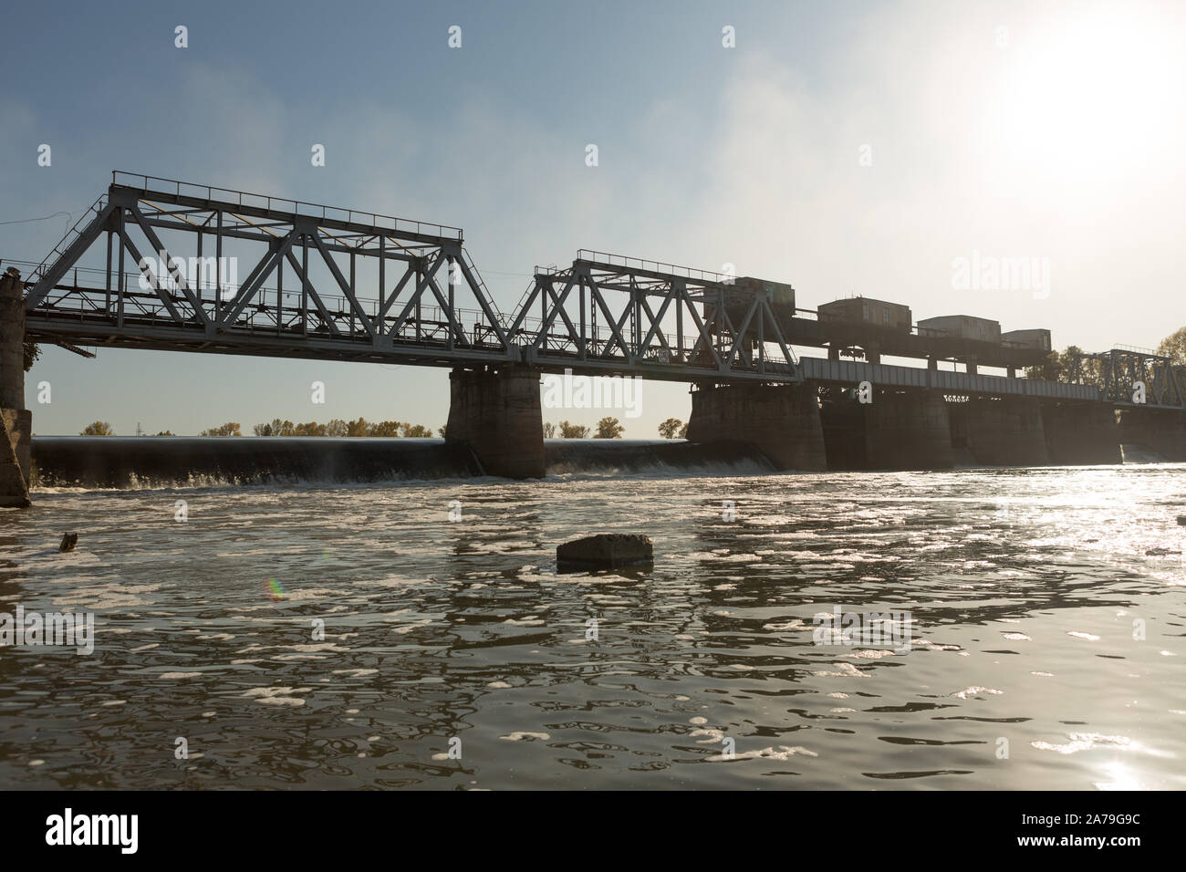 dam heat station on the river Stock Photo - Alamy