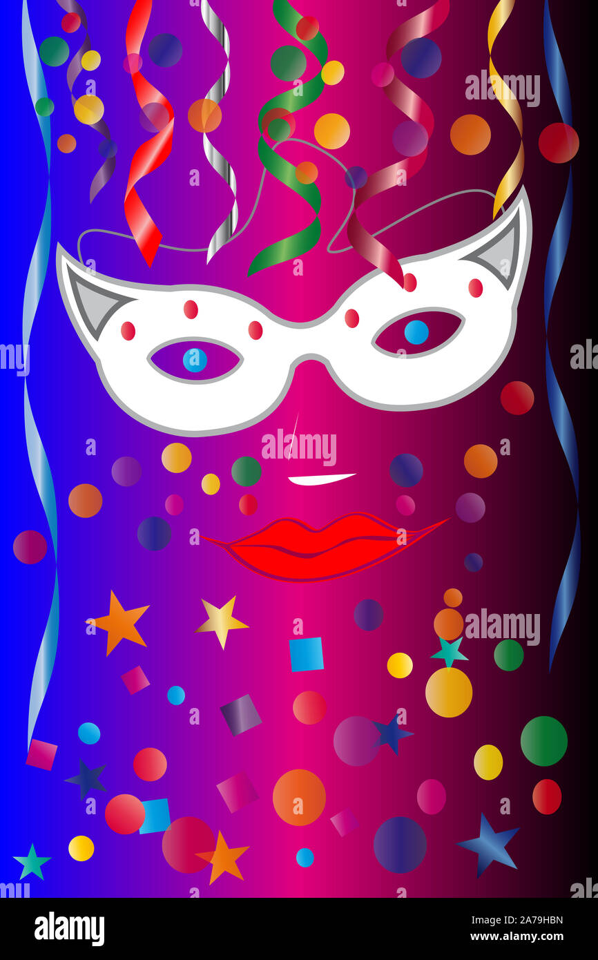 Colourful Silverster party poster as background Stock Photo - Alamy