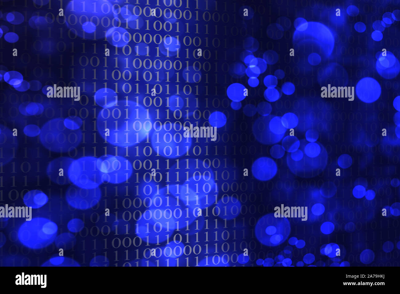 Blue binary code as background Stock Photo - Alamy