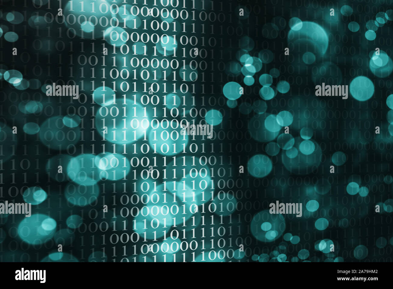 Green binary code as background Stock Photo - Alamy