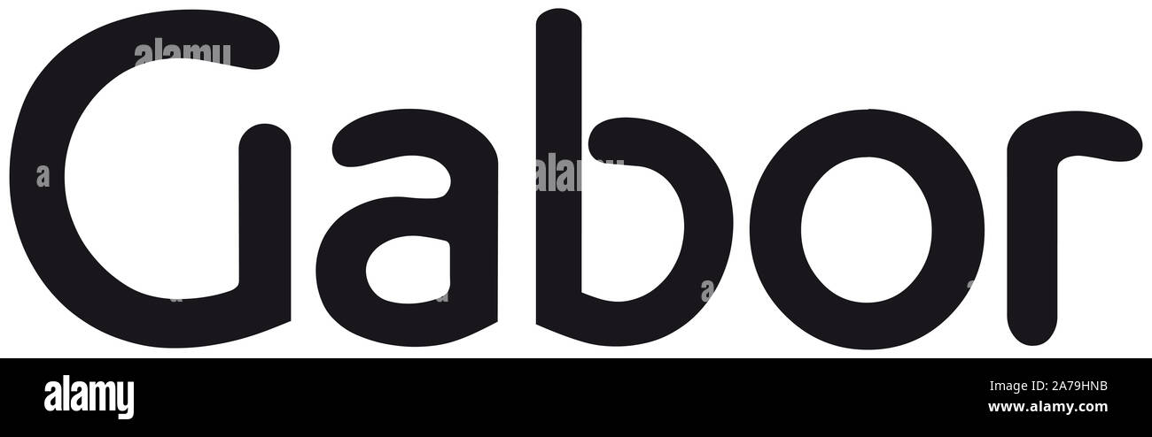Gabor logo hi-res stock photography and images - Alamy