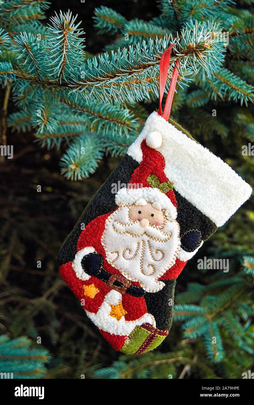Santa stocking hi-res stock photography and images - Alamy