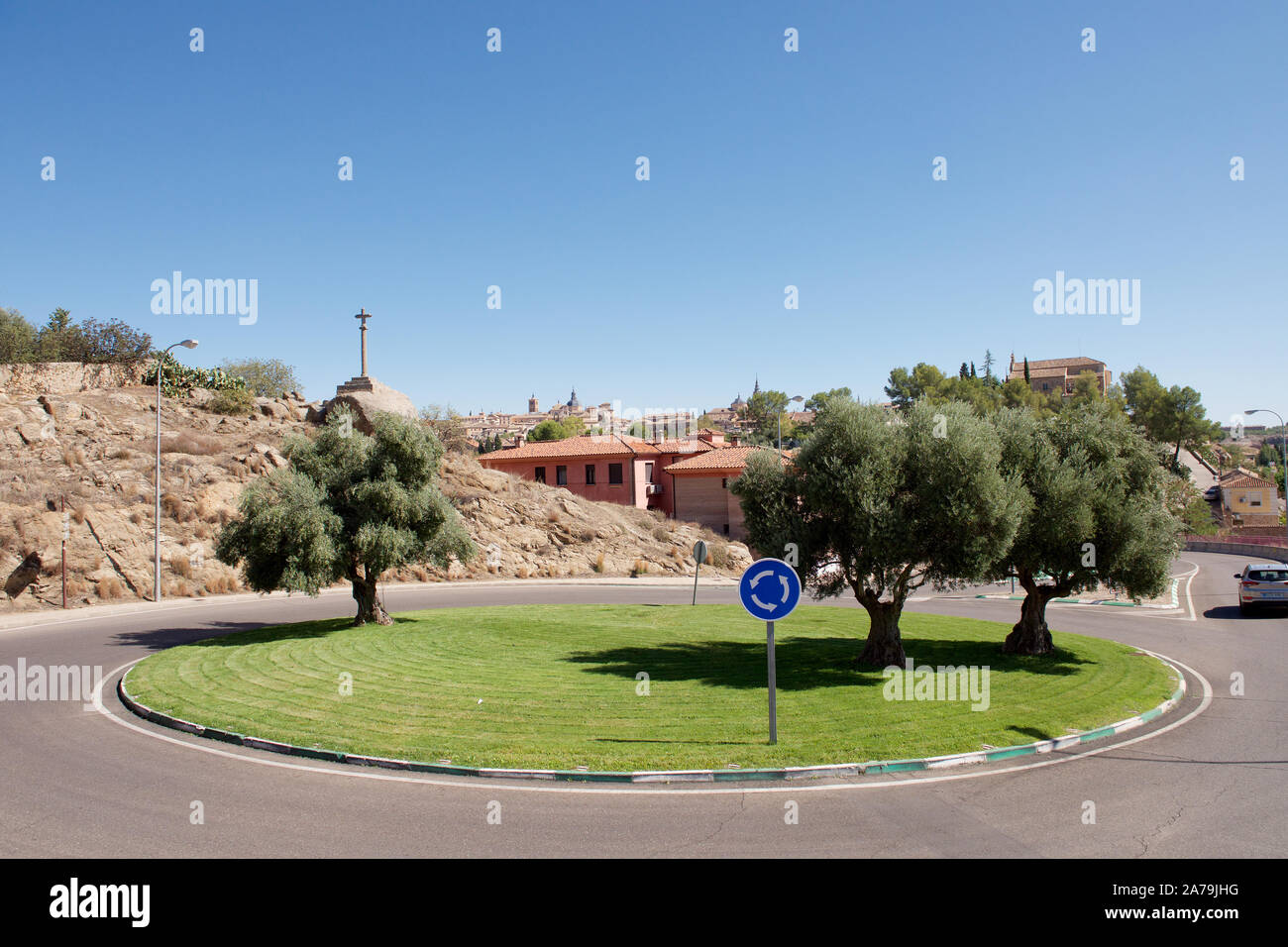 Traffic roundabout in spain hi-res stock photography and images - Alamy