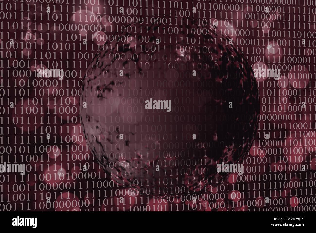 Purple binary code as background Stock Photo - Alamy